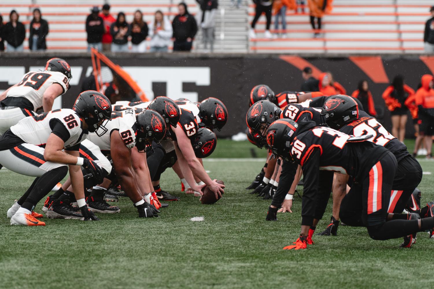 Football shows improvement in spring scrimmage – The Daily Barometer
